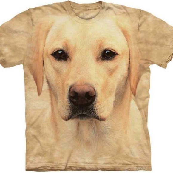 The Mountain | Tops | The Mountain Yellow Lab Face Golden Labrador ...